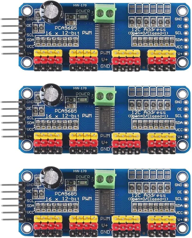 Neopixel LED ring to work with PCA9685 pwm driver - General Guidance ...