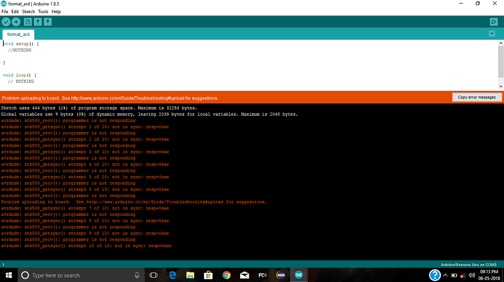 Concerning code uploading on arduino. - IDE 1.x - Arduino Forum Concerning code uploading on arduino. - IDE 1.x - Arduino Forum