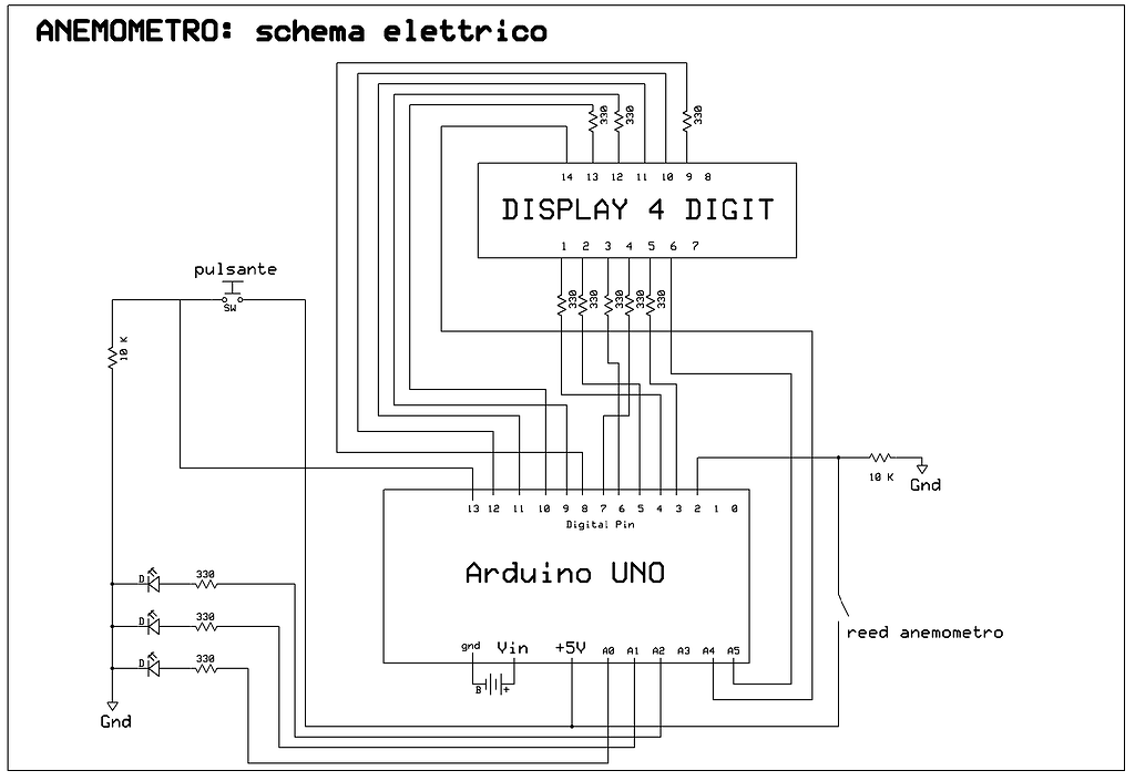 problema circuito anemometro - Generale - Arduino Forum