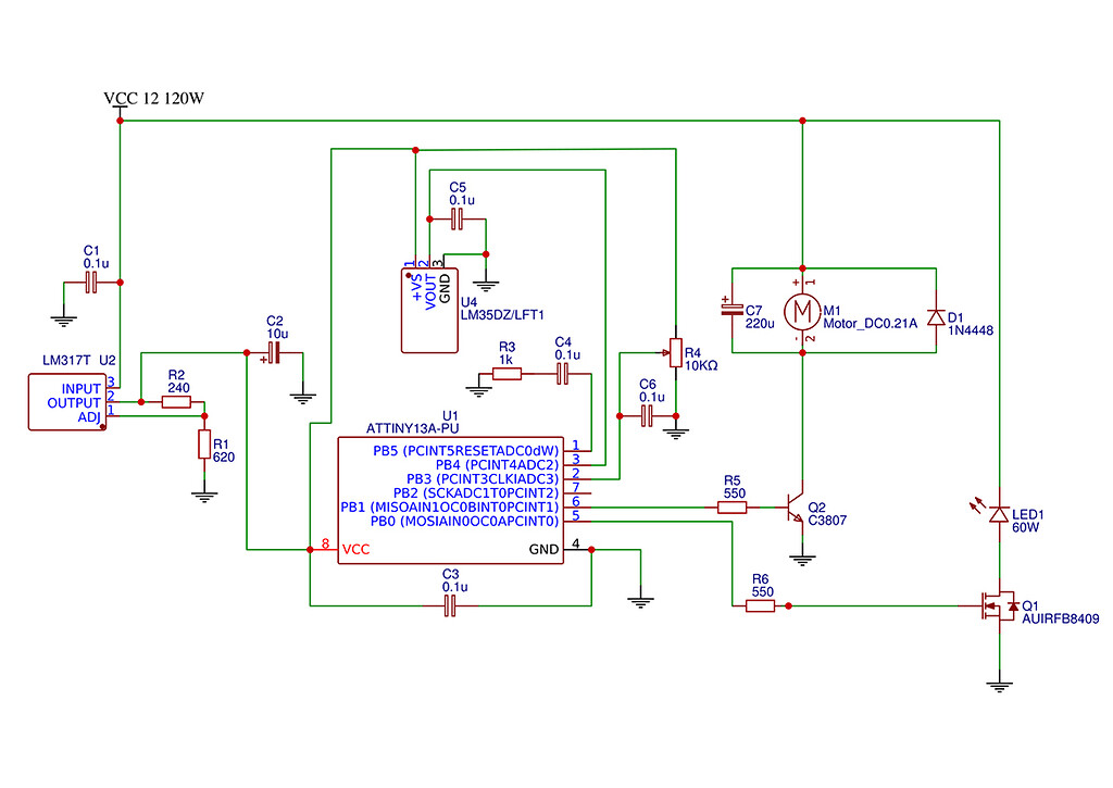 Attiny13a Lm35 And Pot 10k Affect Each Other General Electronics Arduino Forum