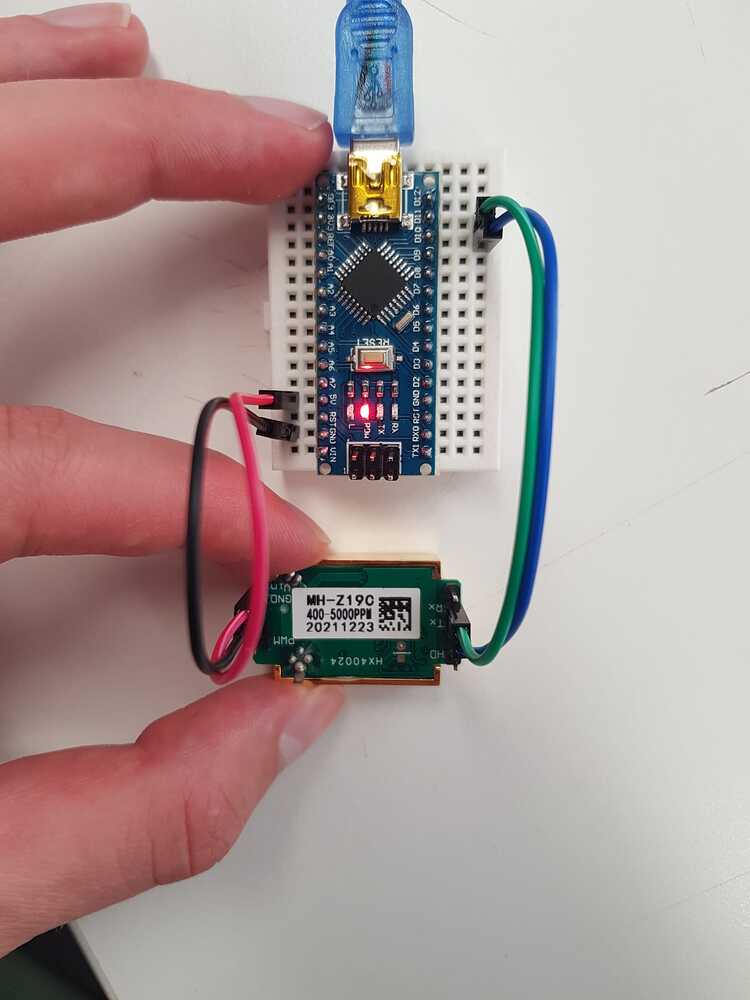 MH-Z19C with Arduino Nano - Classic Nano - Arduino Forum