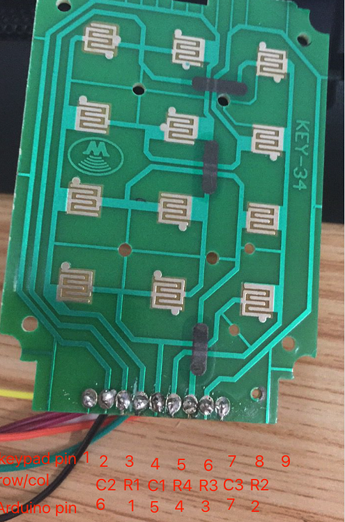 3x4 Keypad matrix - LEDs and Multiplexing - Arduino Forum
