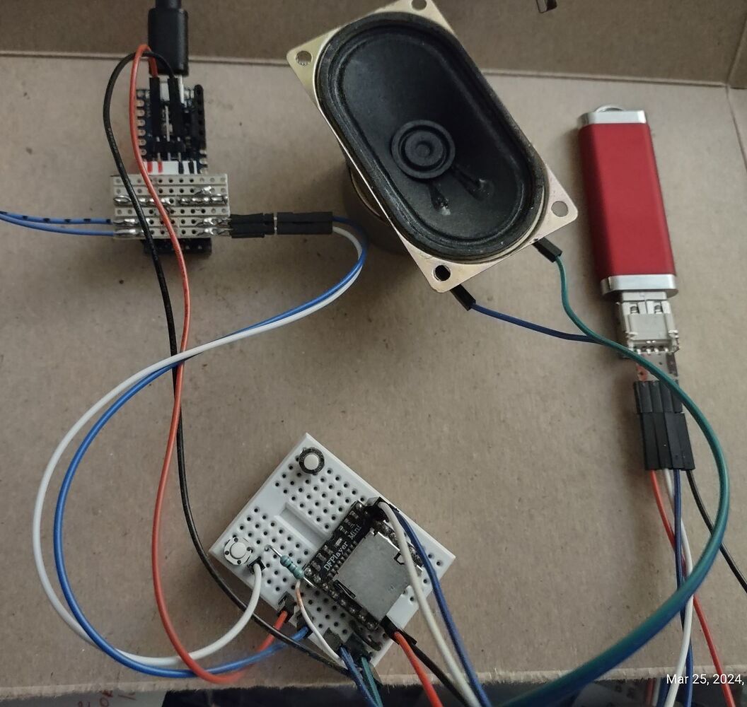 DFPlayer with USB thumbdrive (U-drive) - Audio - Arduino Forum