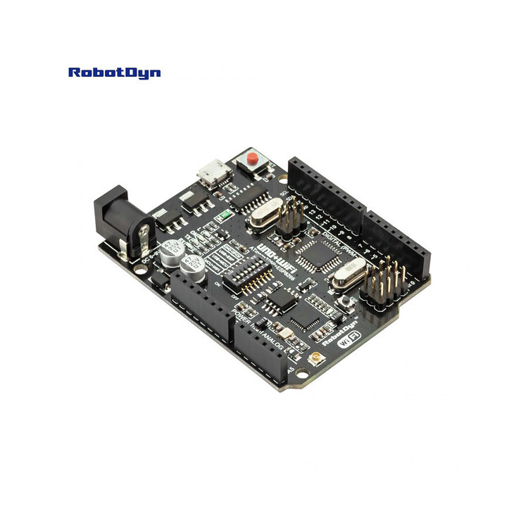 Data transfer between ESP8266 and ATmega328 to UNO + WiFi R3 ATmega328P + ESP8266 ...