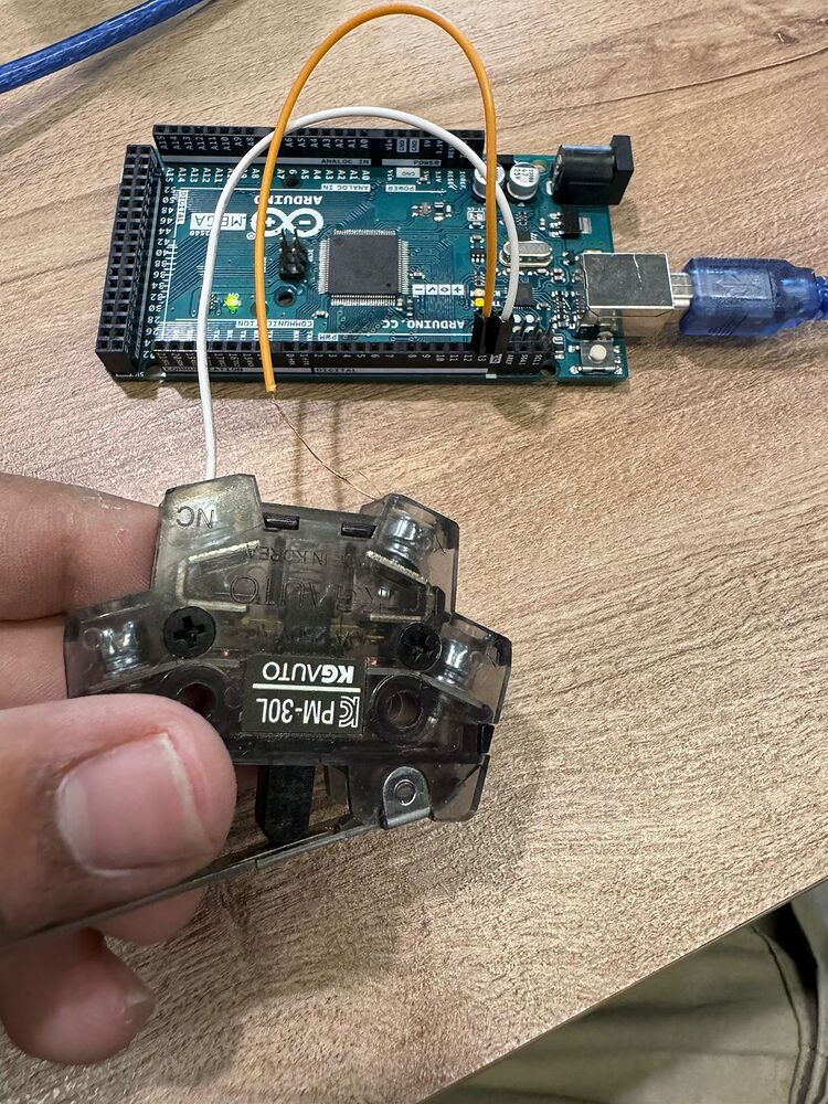 Need help with code to trigger a relay and a switch button together ...