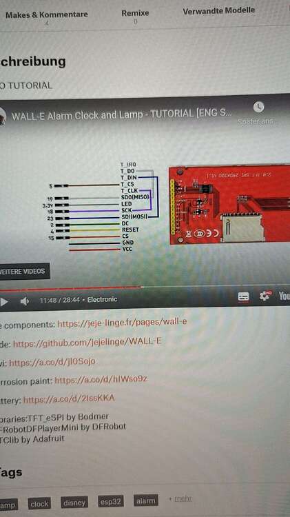 Wall-E wecker/lampe/uhr - Deutsch - Arduino Forum