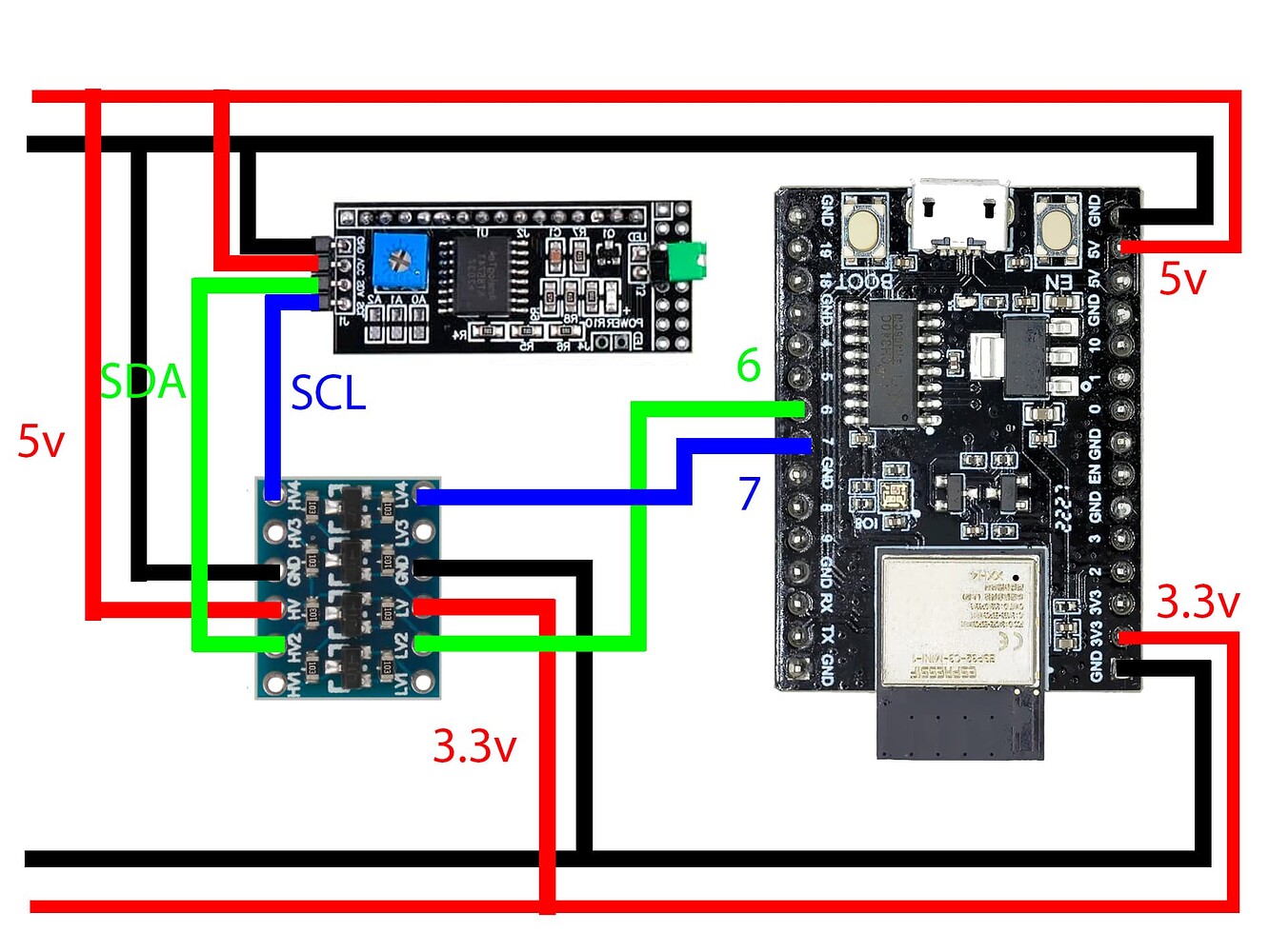 Esp32 c3 mini - 2004A I2C lcd connection problem - Page 2 - Displays - Arduino Forum