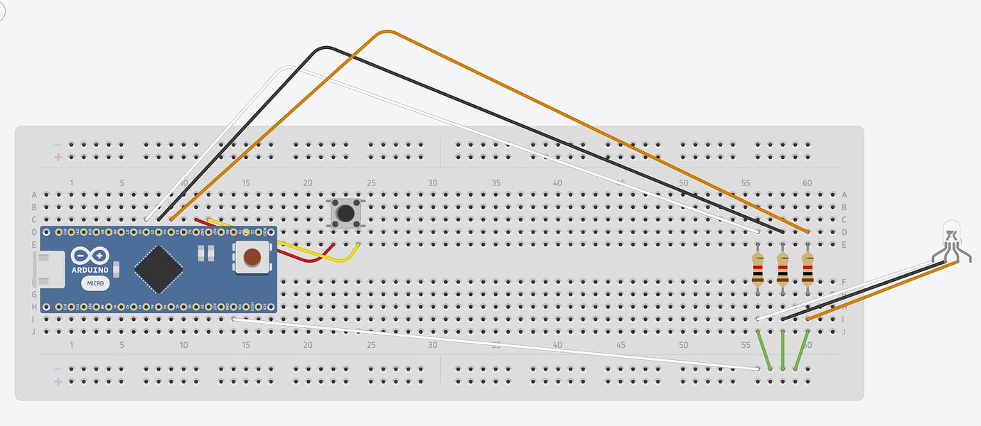 Wiring RGB pushbutton with Micro - General Guidance - Arduino Forum