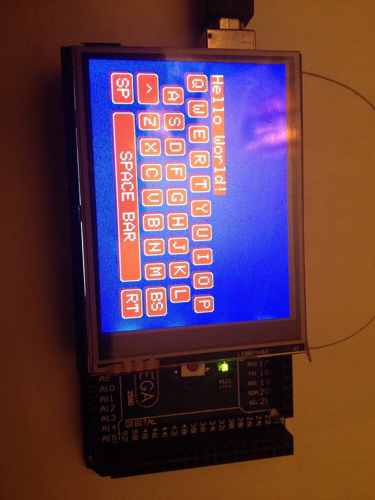 Adafruit TFT Touchscreen - Keypad for touchscreen? - Displays - Arduino ...