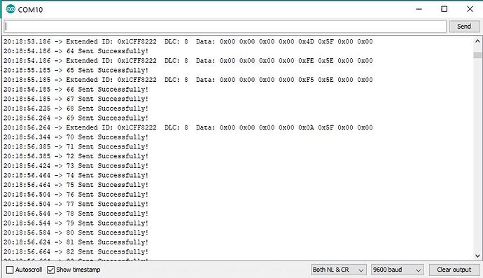 Send / Receive with Extended CAN ID & MCP2515 CAN module [ Solved ] - Networking, Protocols, and ...