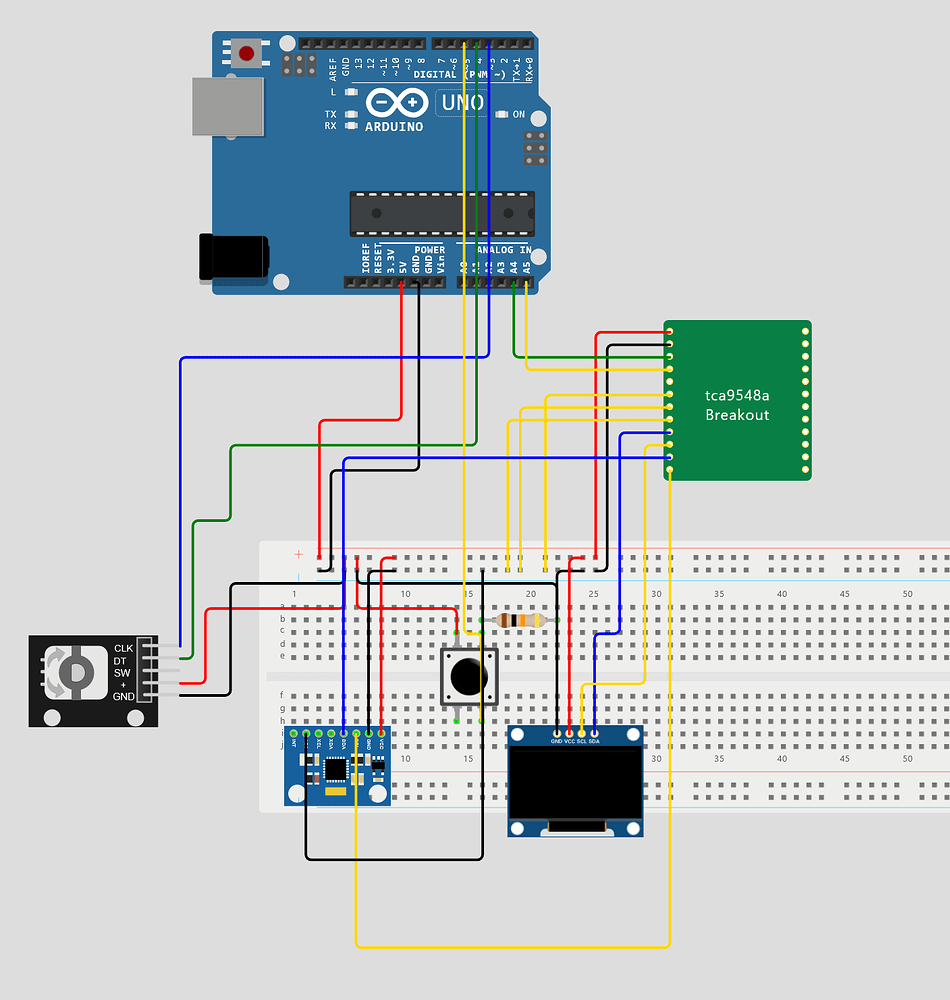 TCA9548A not working with MPU6050 and SSD1306 - Sensors - Arduino Forum