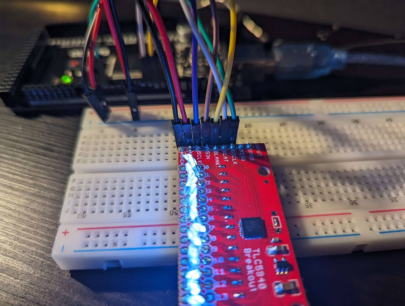 Using TLC5940 to control many LEDs - LEDs and Multiplexing - Arduino Forum