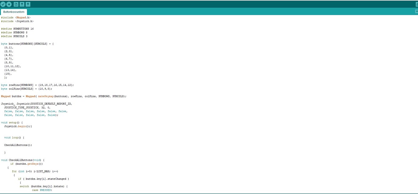 Arduino micro Button box programming - Programming - Arduino Forum