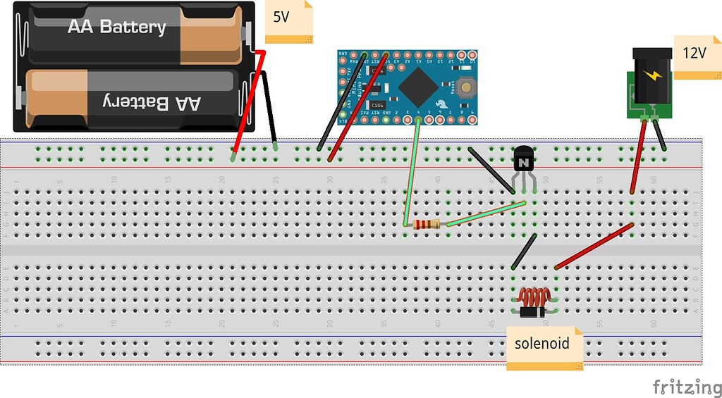 transistor to switch on 12v solenoid - Motors, Mechanics, Power and CNC ...