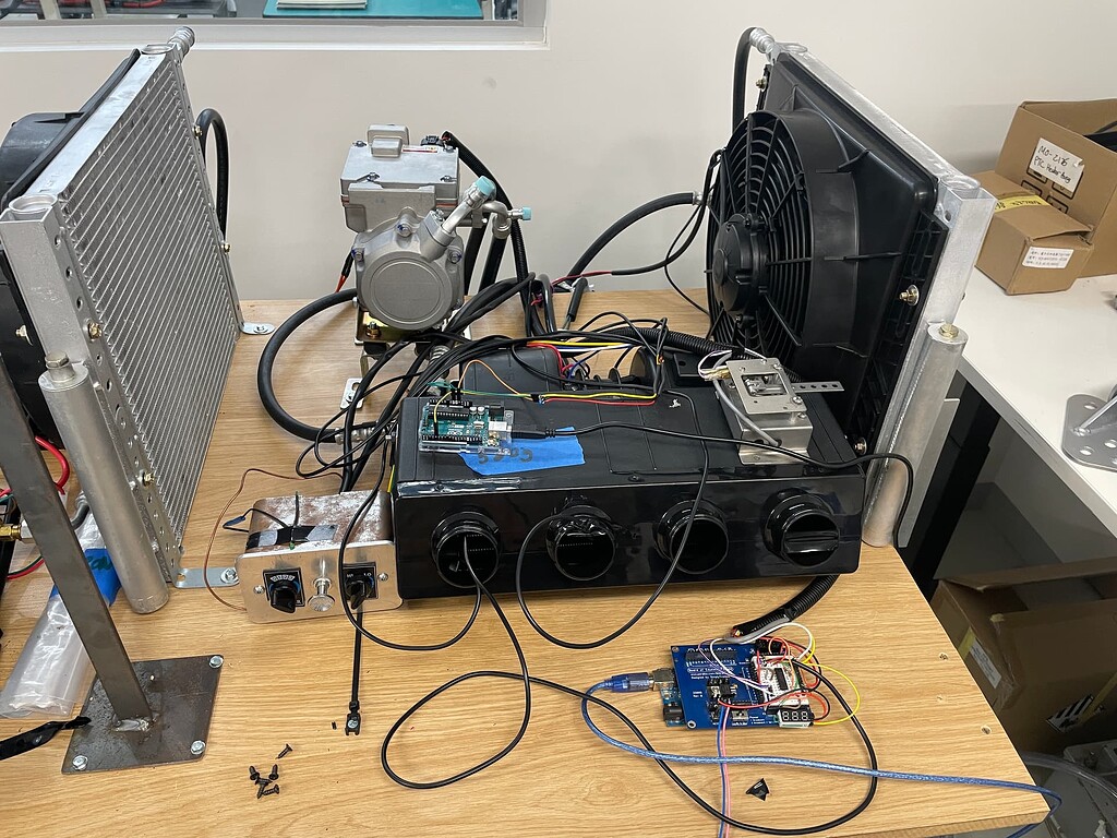 HVAC controller developed using Arduino to interface with a High ...