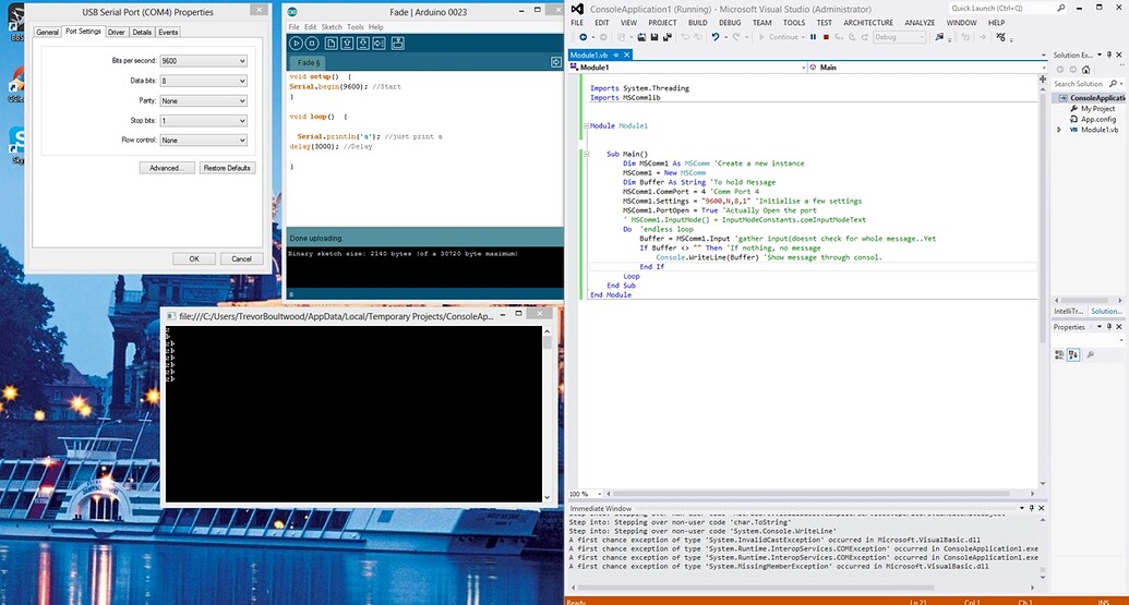 Quick question VB and Arduino Serial. - Programming - Arduino Forum