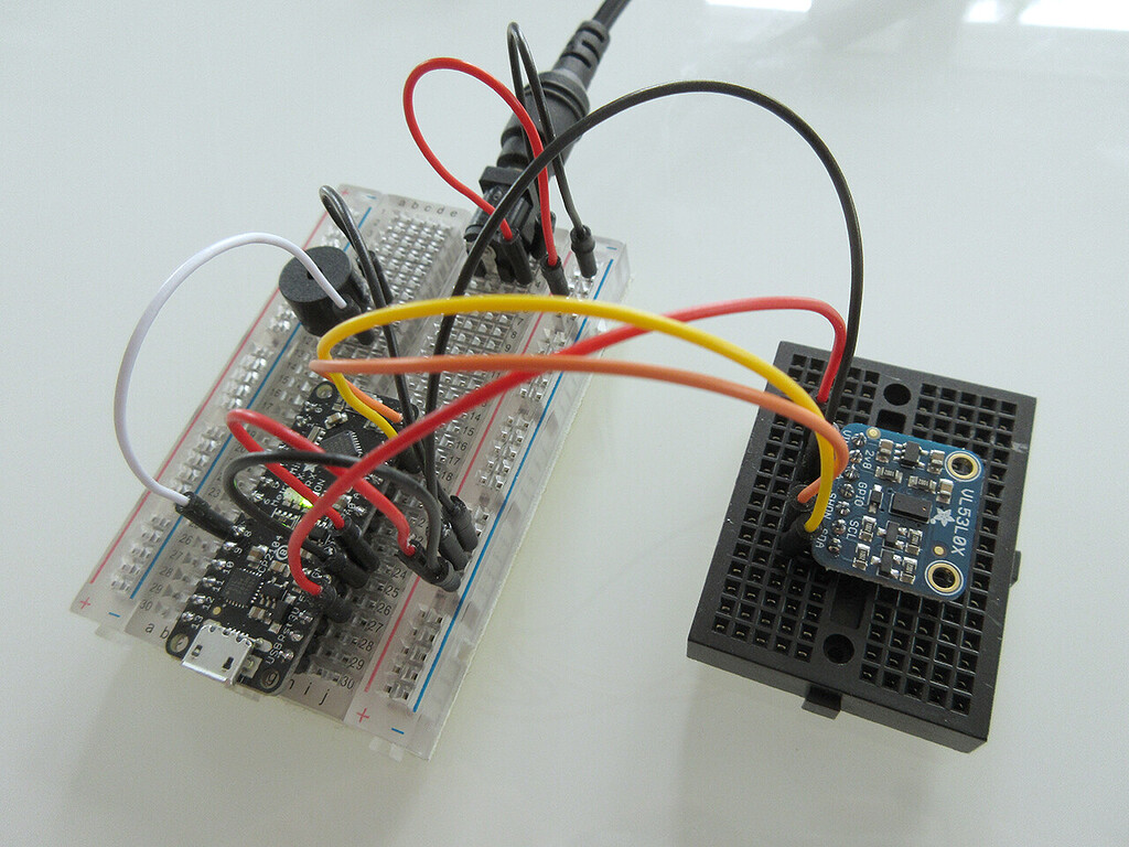 [solved] VL53L0X distance meter does not beep faster/slower in linear ...