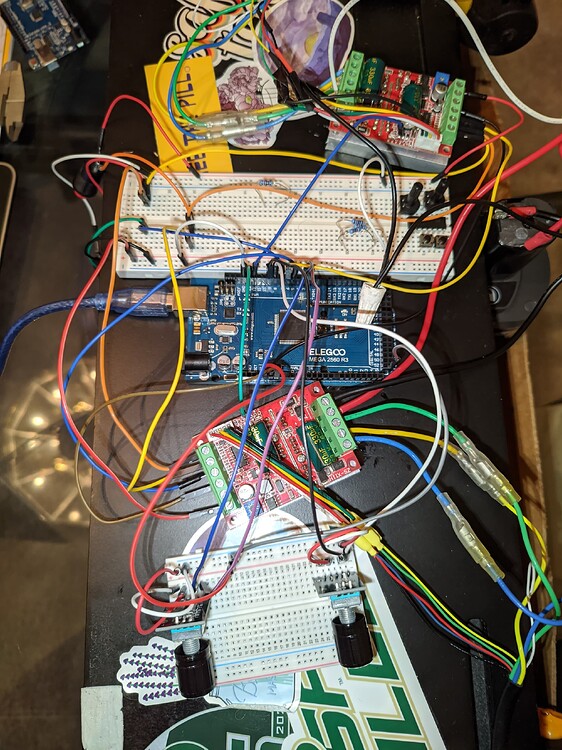 Two BLDC Motors with Independent Drivers and Rotary Encoders, Not working individually - Motors ...