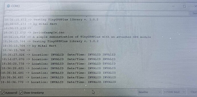 GPS BN-880 not working - General Guidance - Arduino Forum