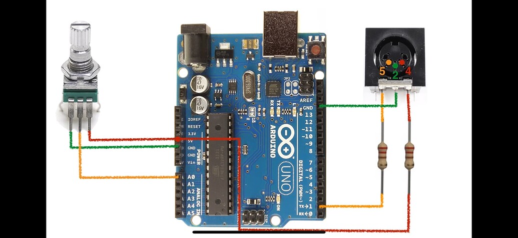 Consistently sending MIDI data using Pro Micro + Surface Control - Audio - Arduino Forum