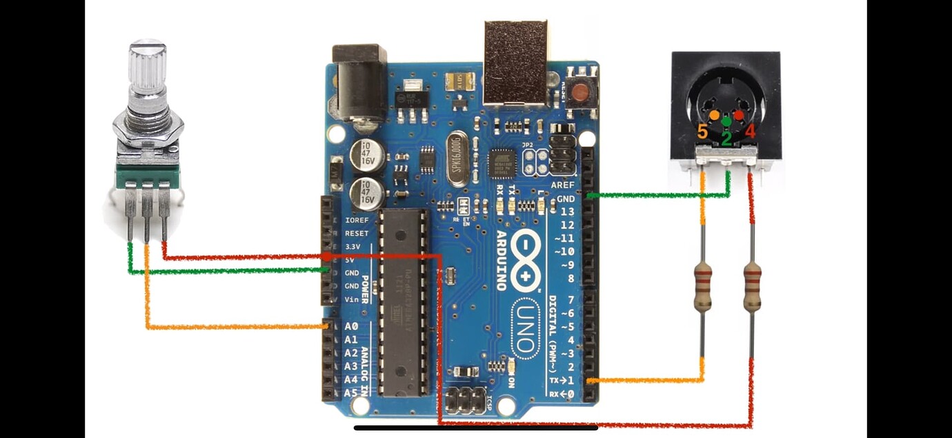 Consistently sending MIDI data using Pro Micro + Surface Control - Audio - Arduino Forum