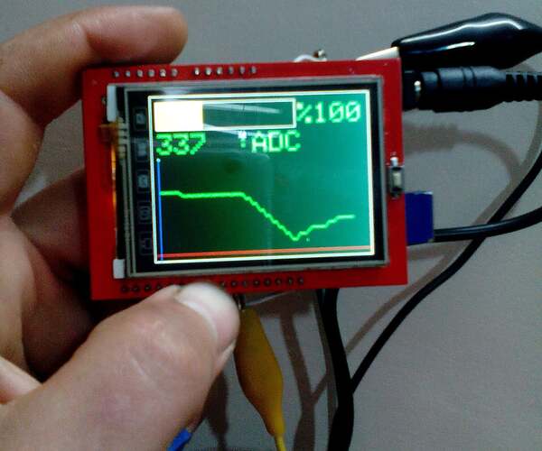 Simple Oscilloscope With Arduino And Tft Lcd Programming Arduino Forum 2417