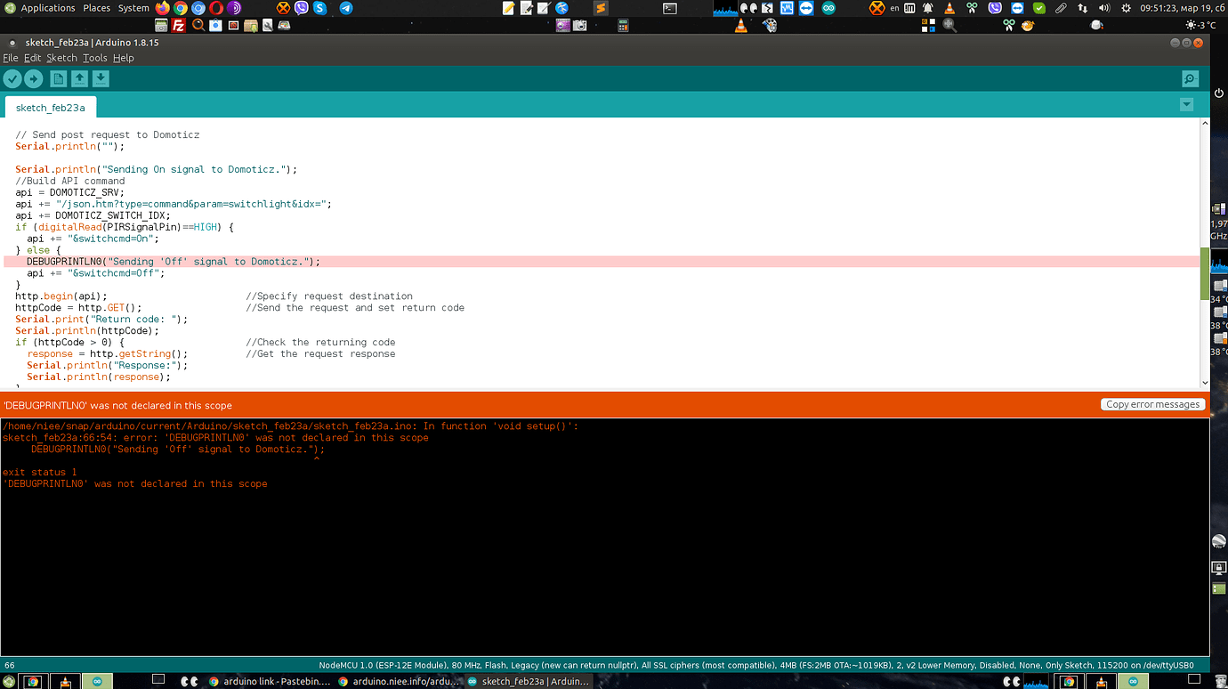 Problem uploading code to esp8266 - Motors, Mechanics, Power and CNC ...