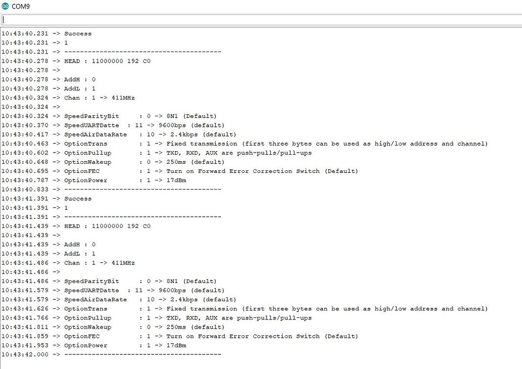 LoRa E32 433 MHz Communication Problem - Page 2 - Networking, Protocols, and Devices - Arduino Forum
