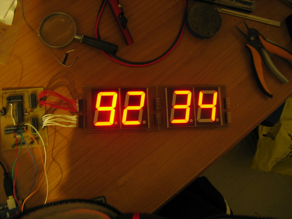 MAX7219, LedControl and 2.3'' 7-Segment display. Timing issue? - LEDs and Multiplexing - Arduino ...