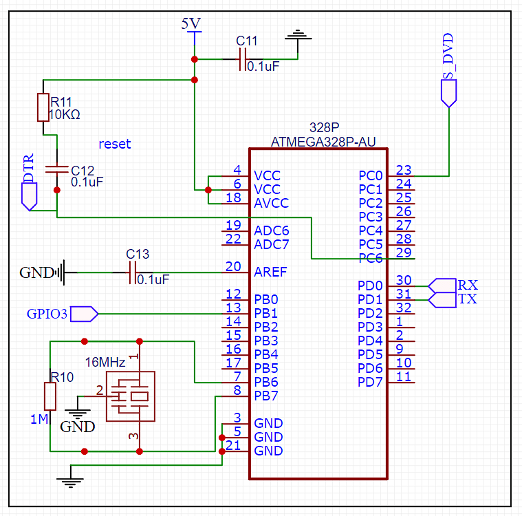 Need help wich correct crystal placement for ATMEGA328P-AU - Hardware Development - Arduino Forum