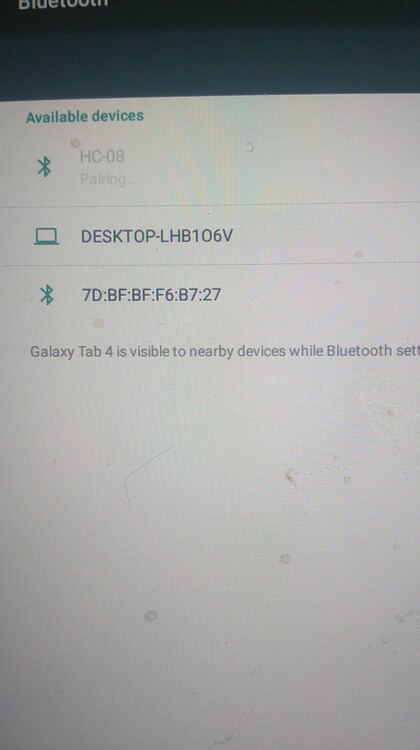 HC-08 pairing issue. - Networking, Protocols, and Devices - Arduino Forum