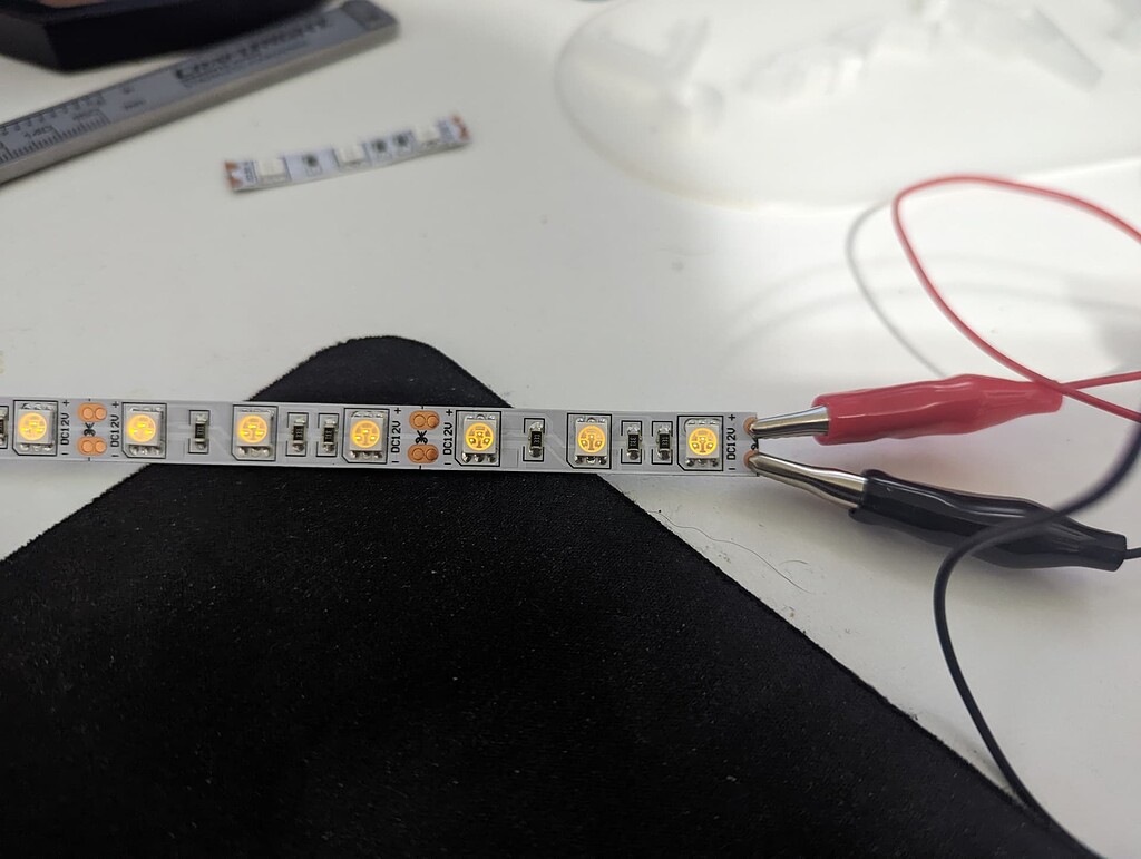 LED (12v) strip is very dim, LED globe is bright - General Guidance - Arduino Forum