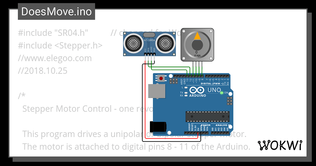 Code has no errors but isnt working. Ultrasonic sensor and stepper motor - General Guidance ...