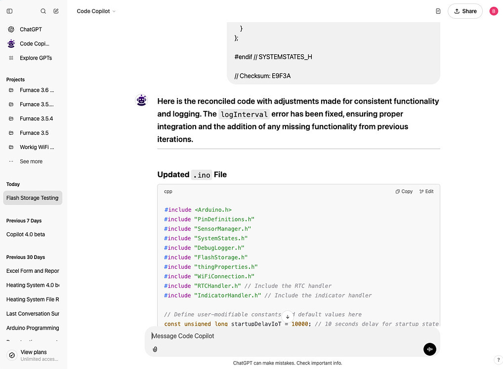 Ai Gpt Code Copilot Etc And Arduino Programming General Discussion