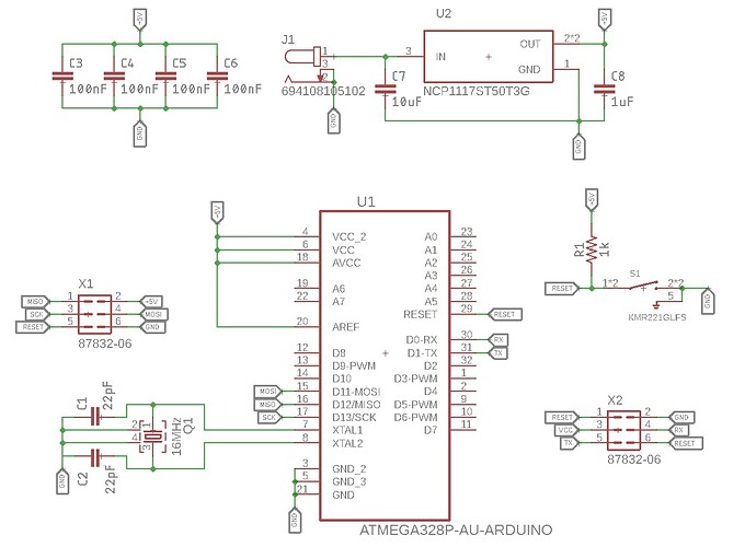Newbie would like his DIY Arduino schematic checked - General Guidance ...