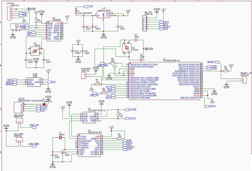 DIY arduino con ATmega328p-au alcuni problemi - Hardware - Arduino Forum
