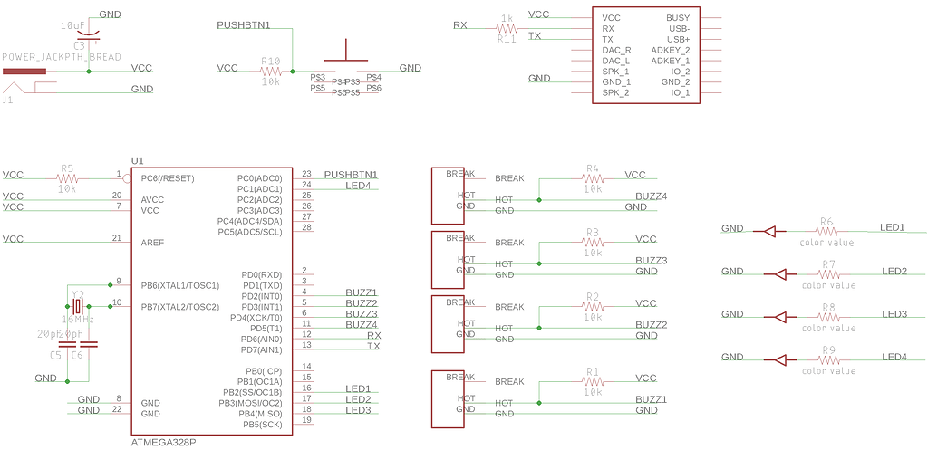 DFPlayer and bare ATMega328p circuit - General Guidance - Arduino Forum