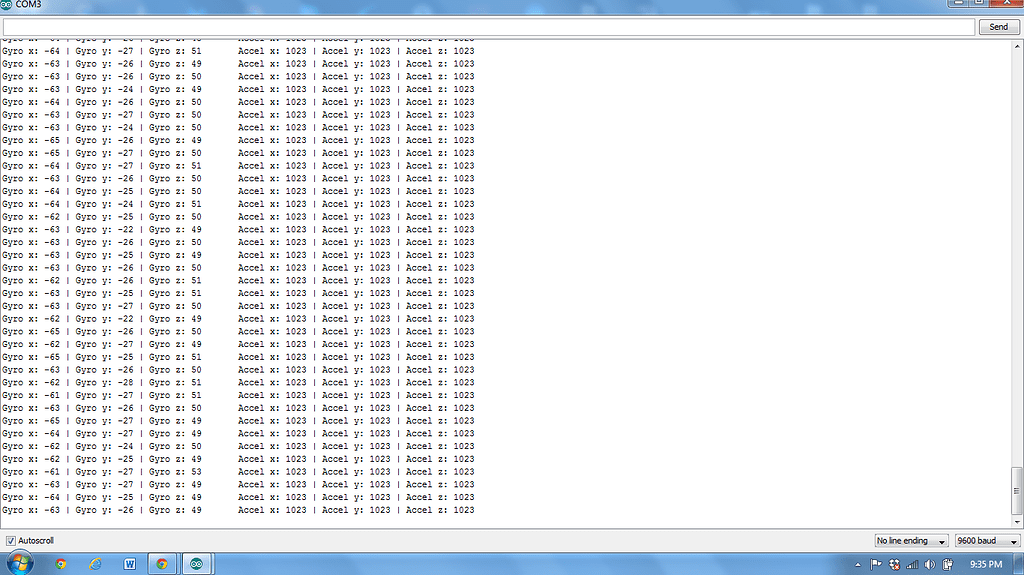 ADXL335+ITG3200. Need help on troubleshooting please! - Programming - Arduino Forum