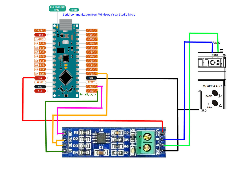 Modbus communication arduino - 3rd Party Boards - Arduino Forum