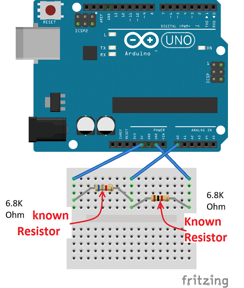 Incorrect Analog Read From Voltage Divider On Arduino Uno Vs Esp32 Simple Test Circuit 9329