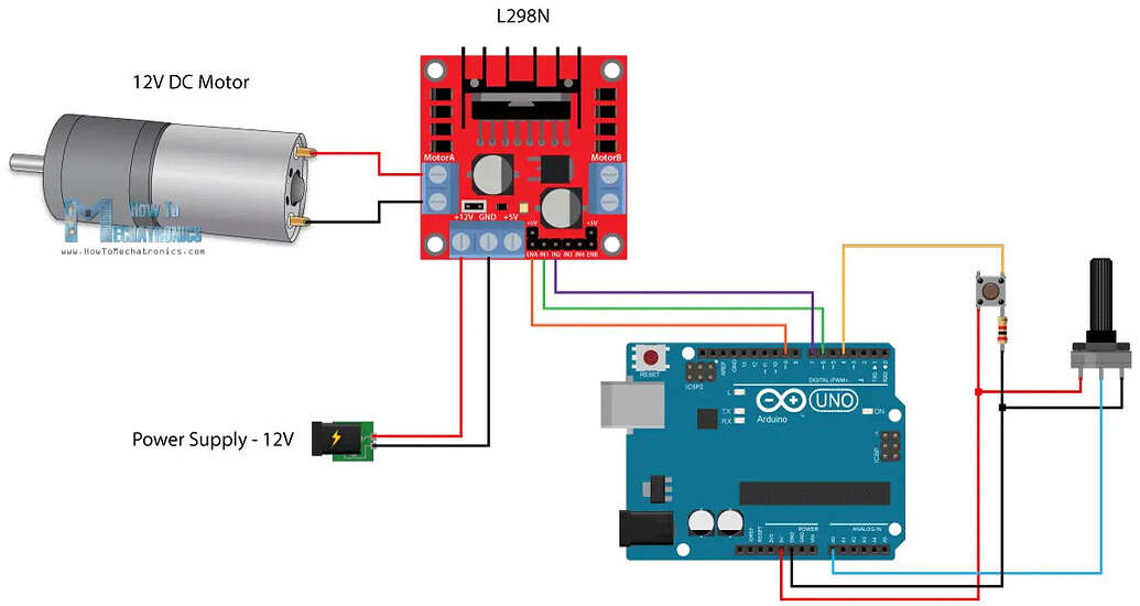 L298N Motor Driver Won't Operate When Jumper Removed - Motors, Mechanics, Power and CNC ...