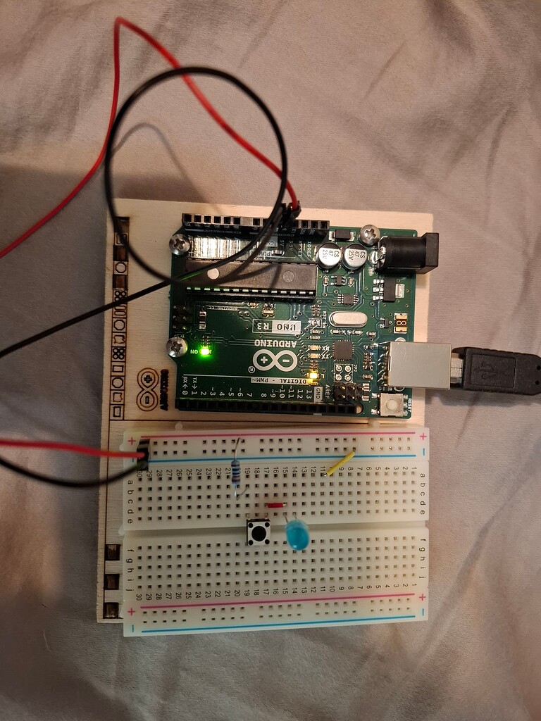 Stuck on Project one of the Arduino starter kit - General Guidance - Arduino Forum