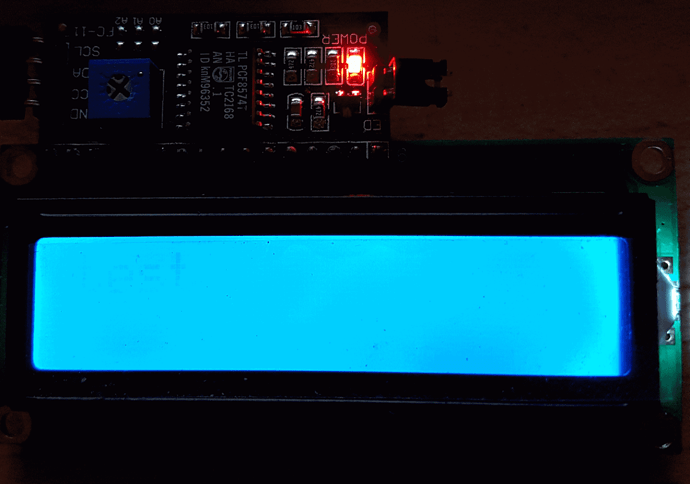 SOLVED - Text contrast is weird on 1602a display with I2c backpack. - Displays - Arduino Forum
