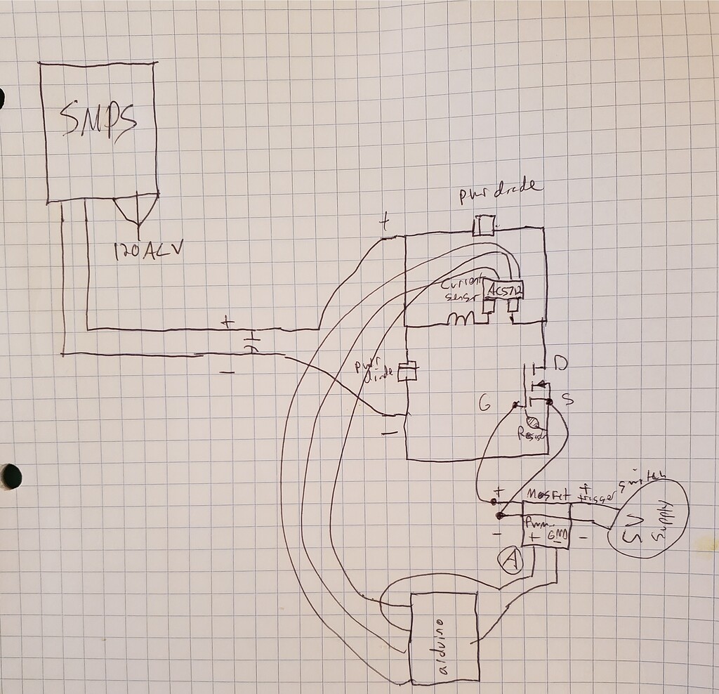 measuring motor phase current with ACS712 30A current sensor - Programming - Arduino Forum