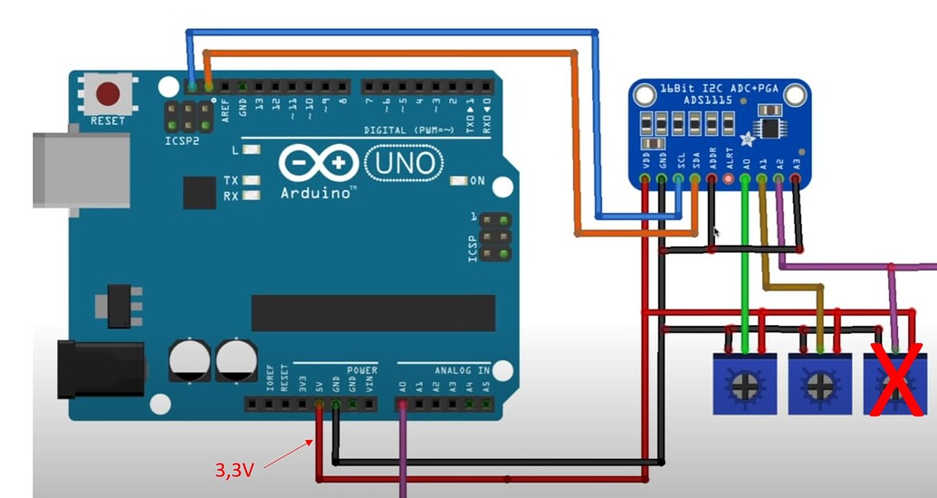Problems with ADS1115 using ADS1115-Driver library - Sensors - Arduino Forum