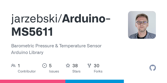 MS5611 24bit Pressure/Temperature Sensor - Sensors - Arduino Forum