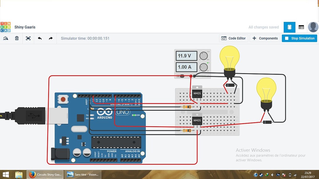 running 2 mosfets with uno - Programming - Arduino Forum