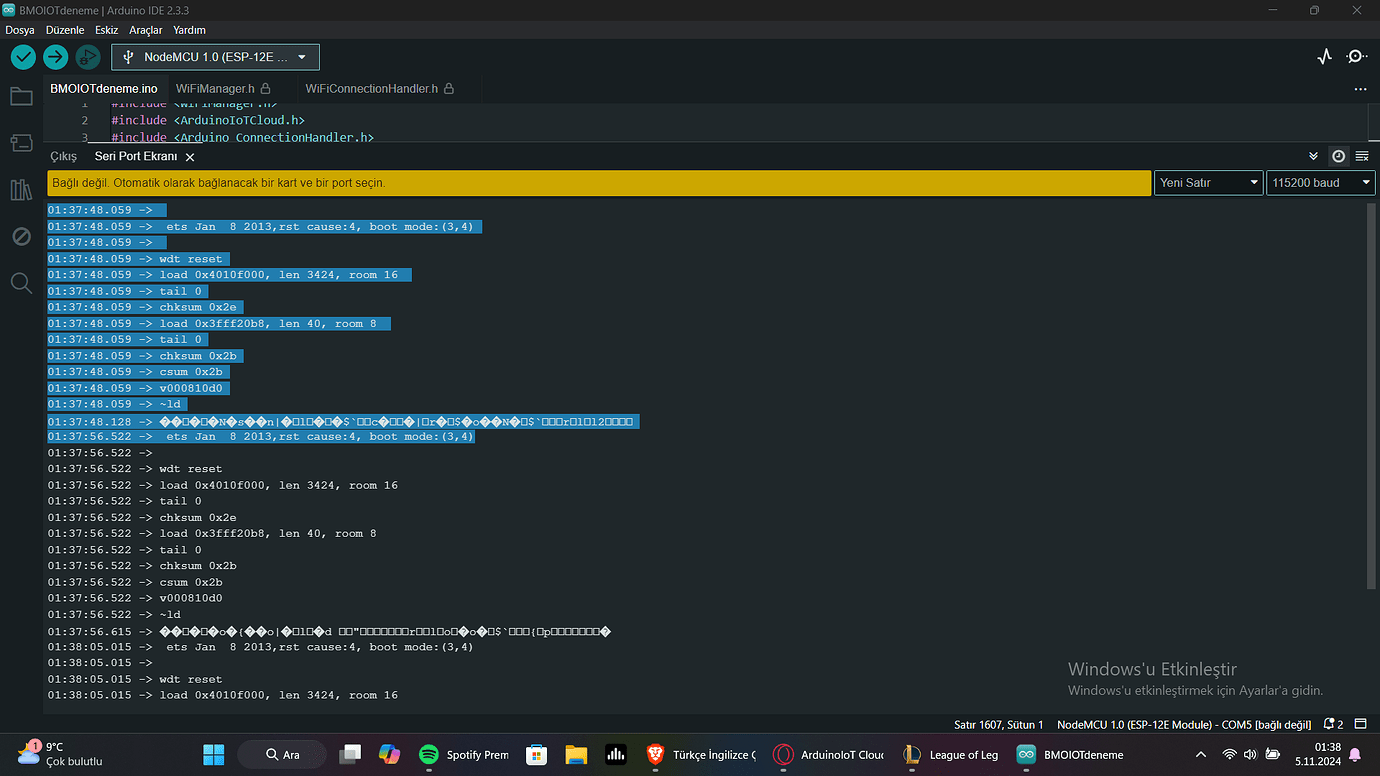 ArduinoIoT Cloud w WiFiManager - Cloud IoT - Arduino Forum