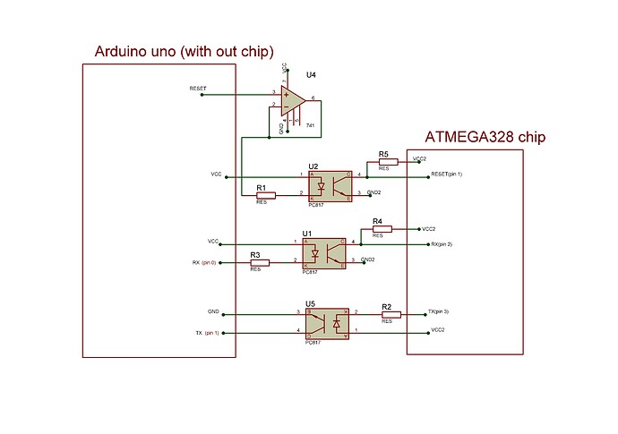 Programming ATMEGA328 via optocoupler - 3rd Party Boards - Arduino Forum