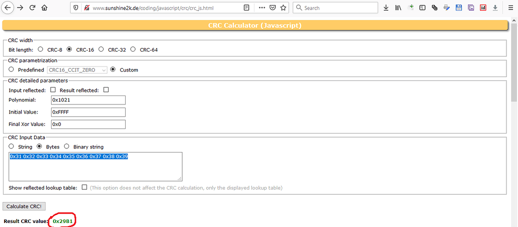 UART communication with CRC - Networking, Protocols, and Devices - Arduino Forum